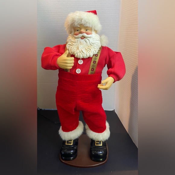 Rock Santa Collectibles | Holiday | Vintage 998 Jingle Bell Rock Santa Animated Dancing Musical ...